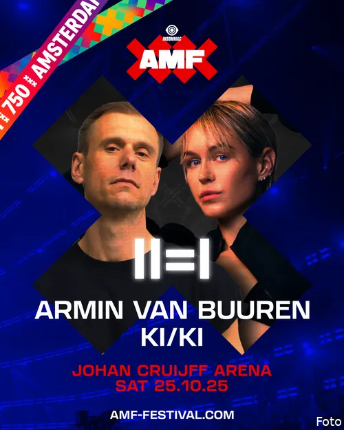 AMF 2025: Armin van Buuren en KI/KI bundelen krachten voor legendarische II=I-set